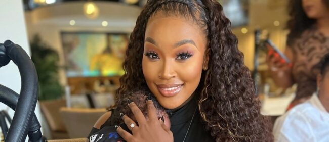 Watch! Lameiz Holworthy Debuts Her Son And Shares His Name - OkMzansi